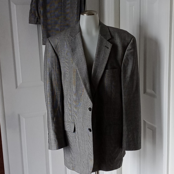 Jos. A. Bank | Suits & Blazers | Jos A Bank Black White Check 2 Piece ...